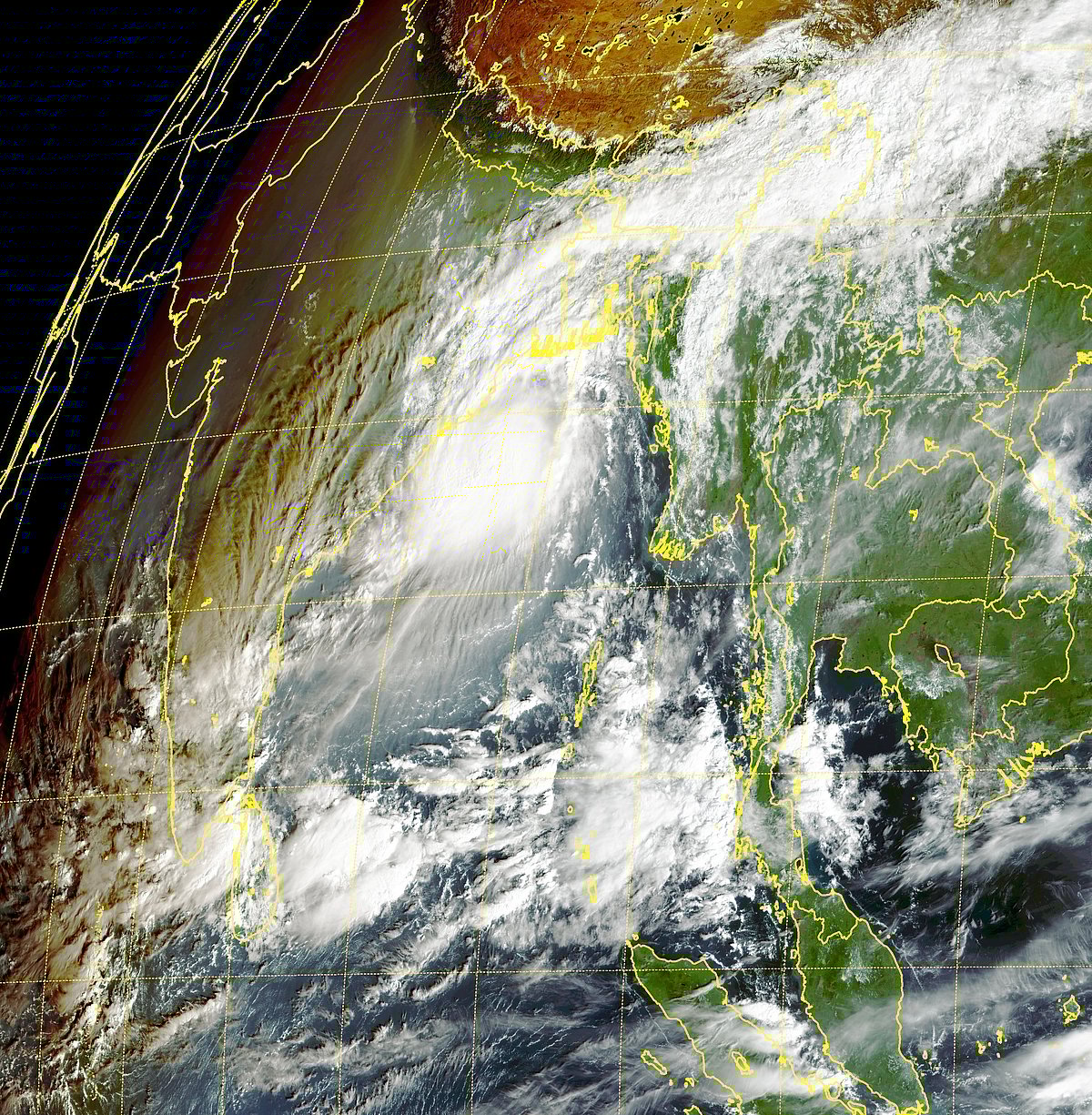 Cyclone Dana Live Tracker: Landfall Begins; Red, Orange, And Yellow ...