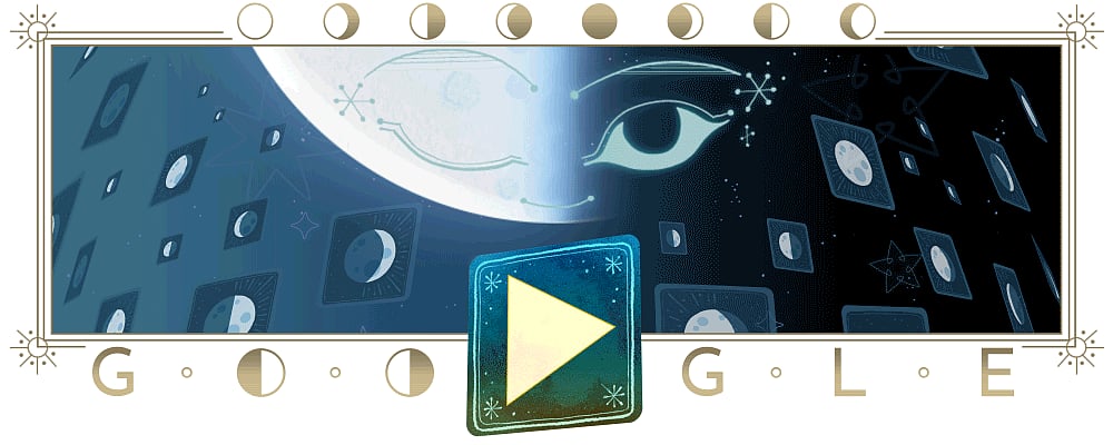 Google Doodle Today: Search Giant Celebrates November’s Half Moon With ...