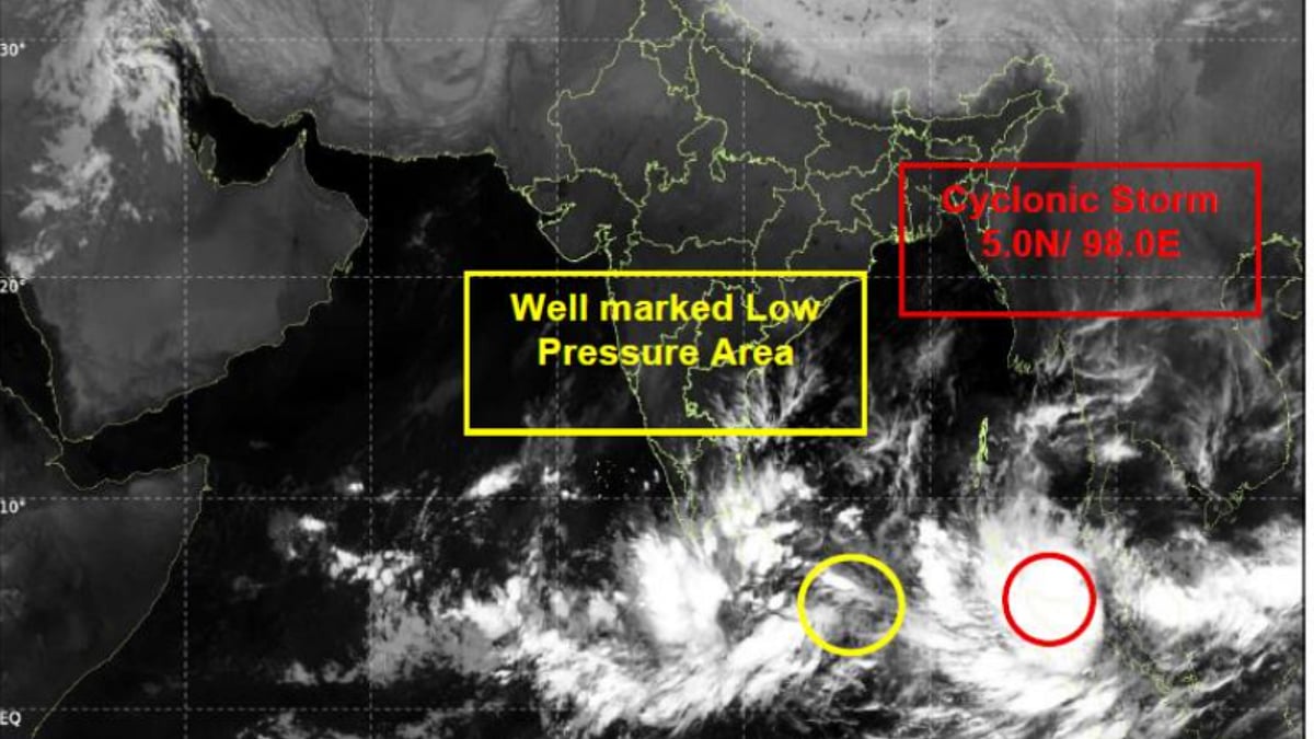 Cyclone Senyar Live Tracker: IMD Says Cyclonic Storm Formed; Another ...
