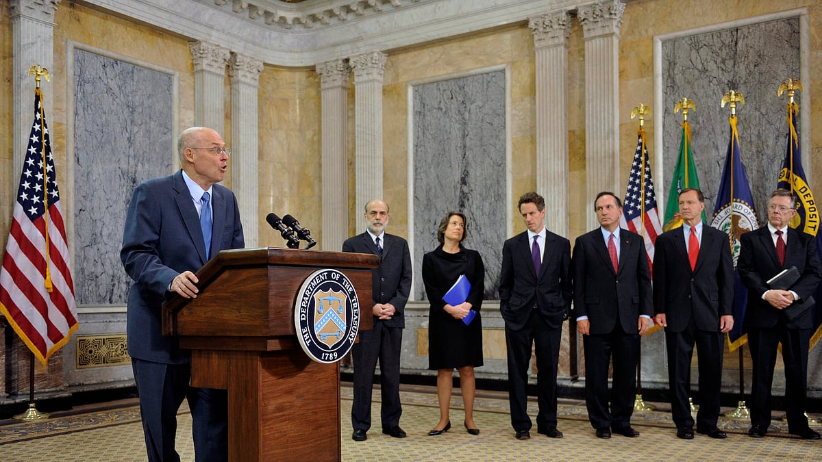Lehman Brothers Collapse: Henry Paulson, Ben Bernanke And Tim Geithner ...
