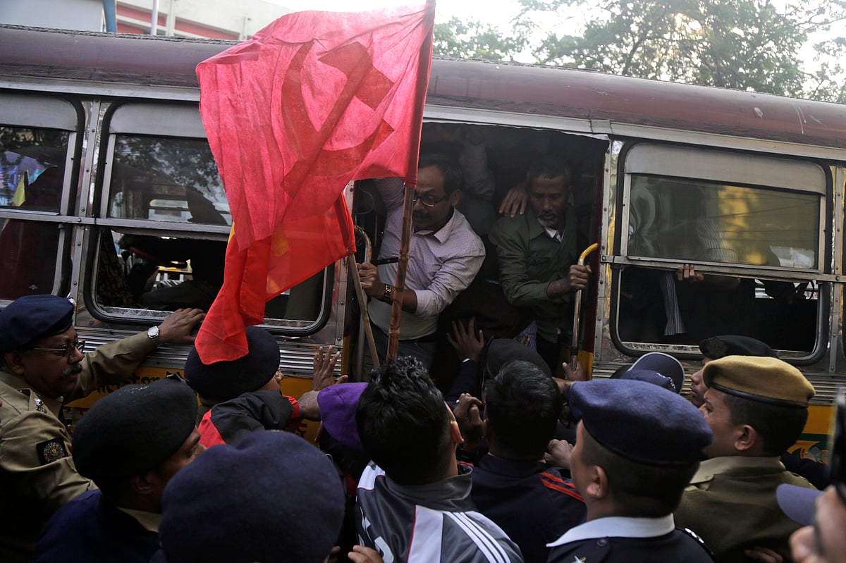 Bharat Bandh: Stones Pelted At Buses In Karnataka, Violence In Bengal