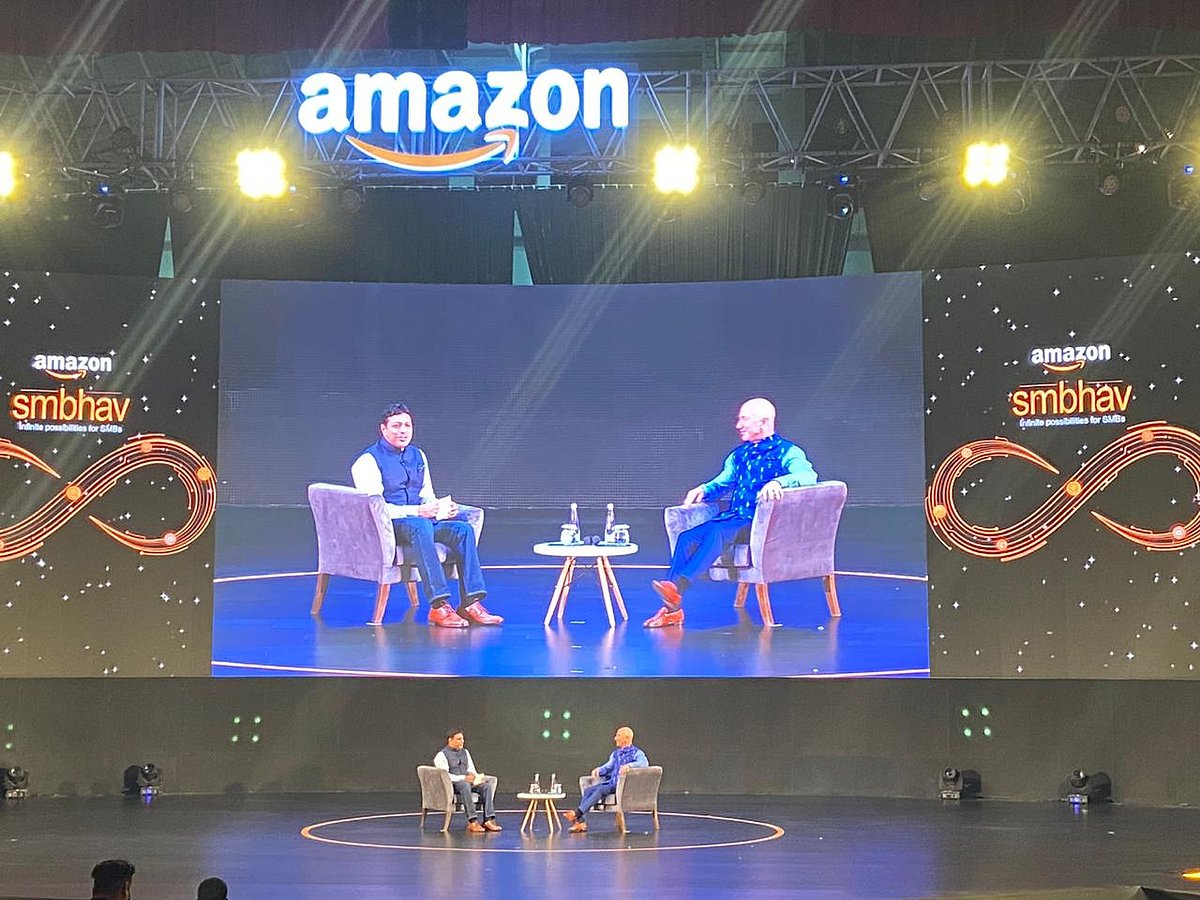 Jeff Bezos Speaks About Amazon’s Failures, Evolution And $1-Billion Investment On Indian SMEs At ...