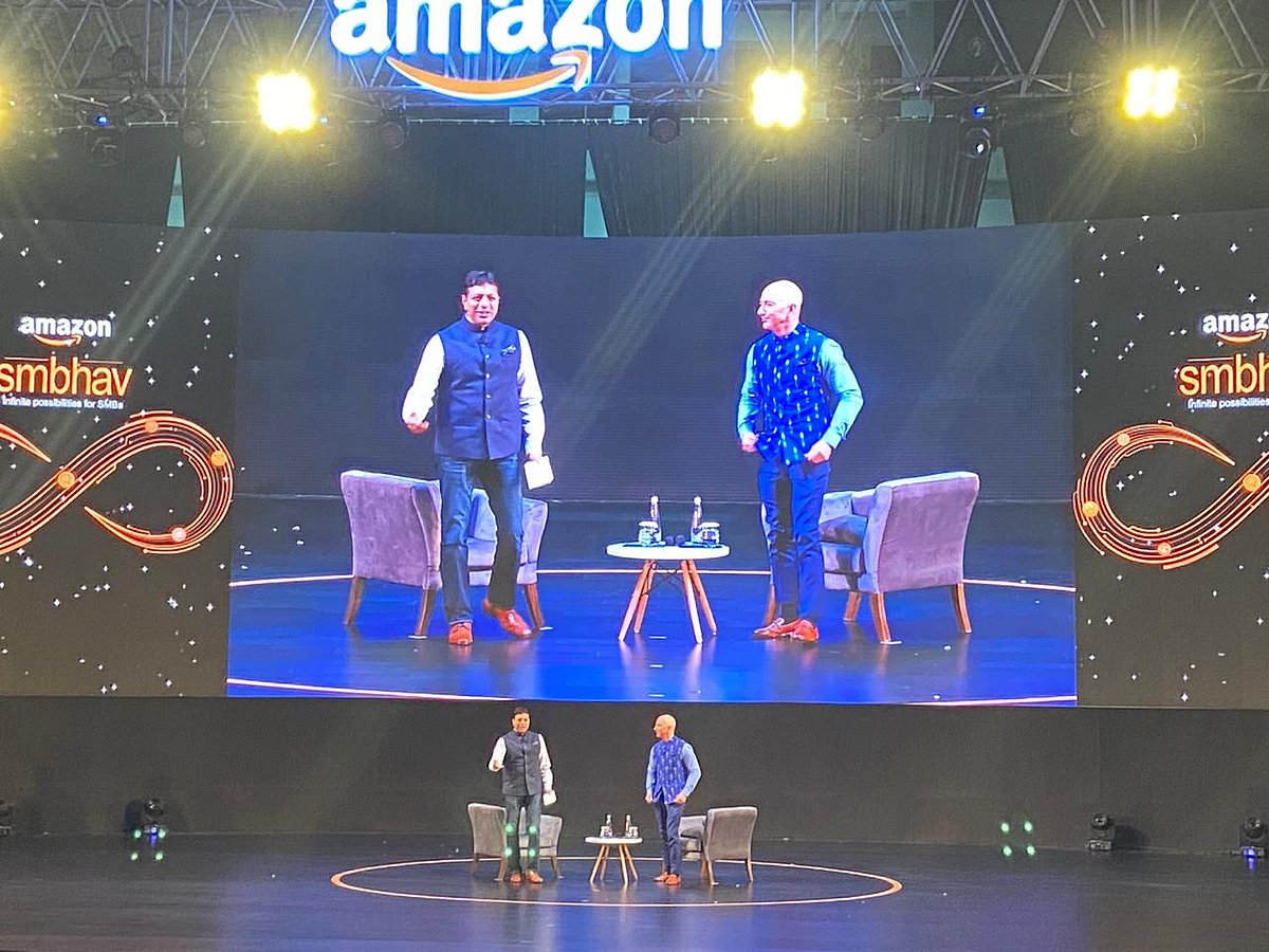 Jeff Bezos Speaks About Amazon’s Failures, Evolution And $1-Billion Investment On Indian SMEs At ...