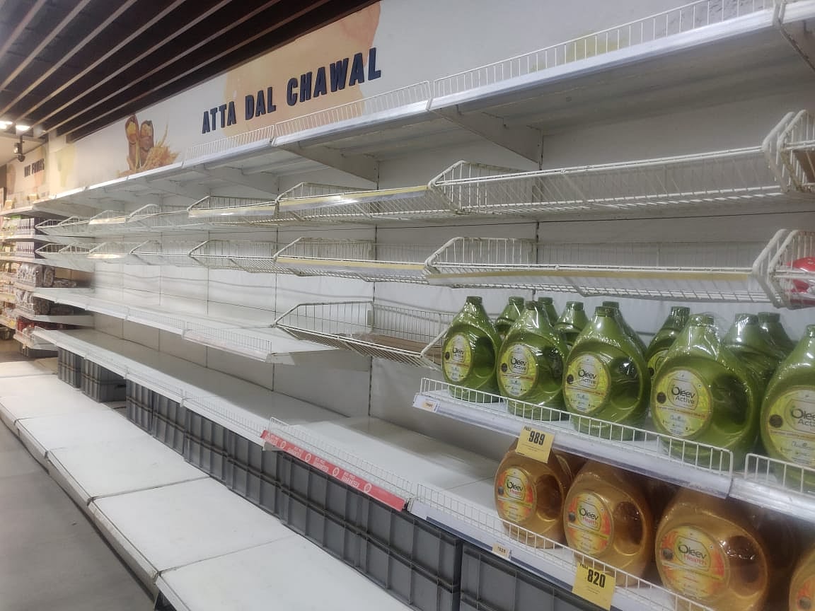 Barren Shelves Greet Shoppers At Several Big Bazaar Outlets This ...