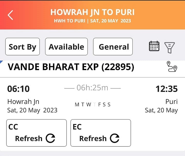 Howrah-Puri Vande Bharat Express: Route, Timetable, Fare, Stoppages & More: Check Details