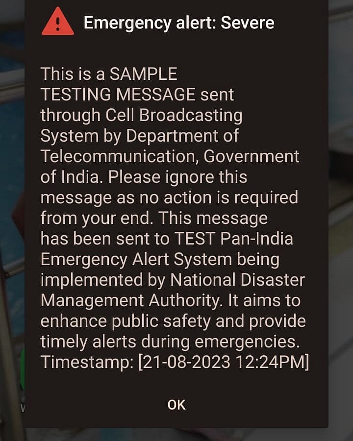 'Emergency Alert: Severe' Notification Flashes On People's Phone Again ...