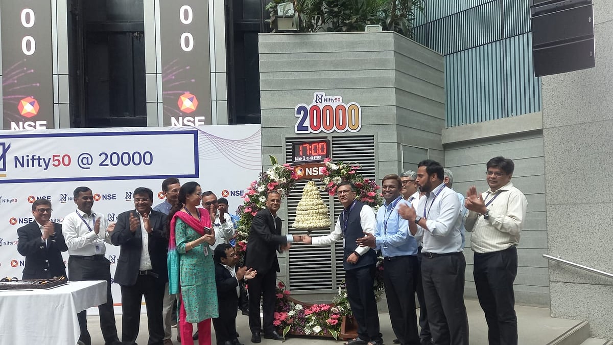 Nifty 50 Trades Below Historical Valuations Despite 20,000 Milestone