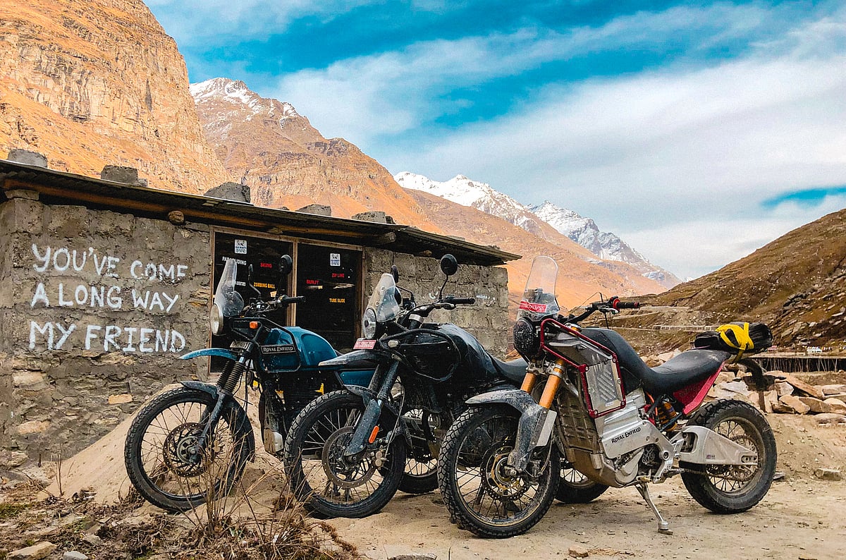 Royal Enfield Unveils Electric Himalayan Concept At EICMA Motor Show Milan