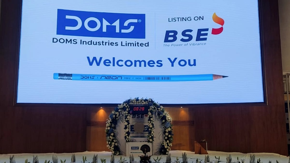 DOMS Industries Share Price Ends At 68% Premium Over IPO Price