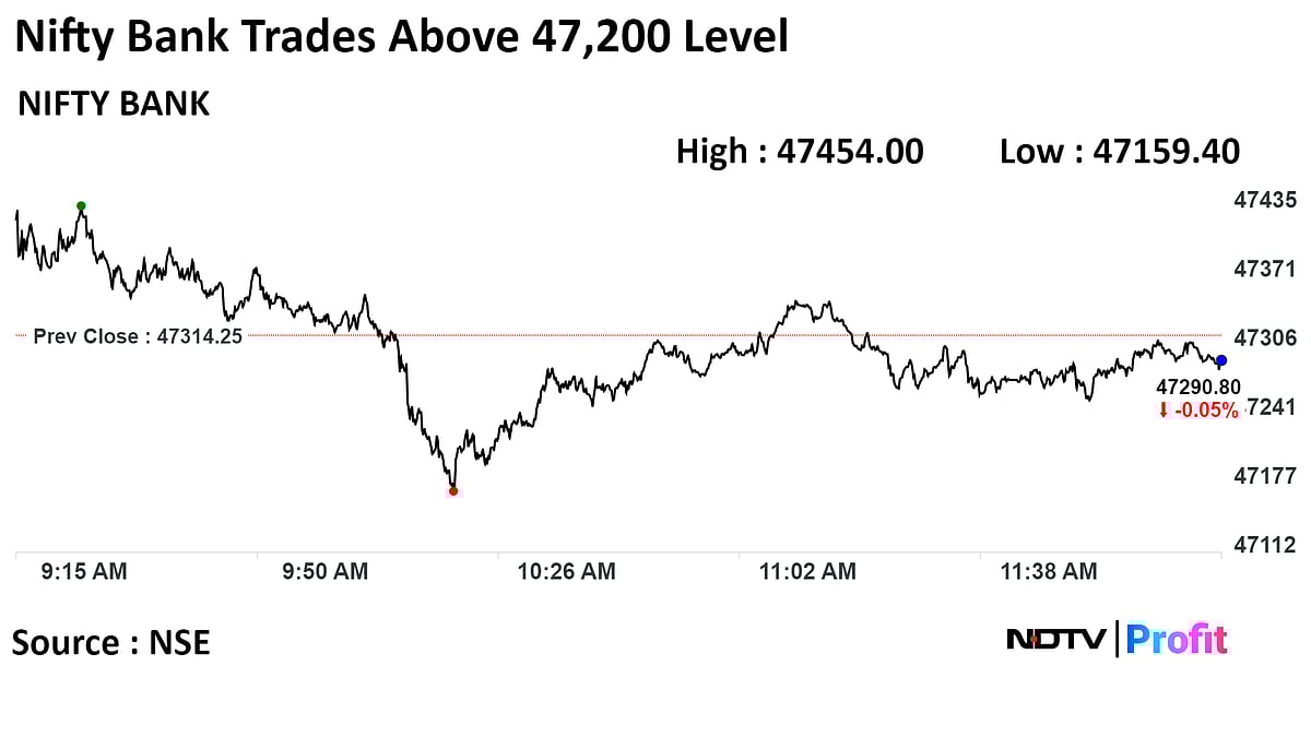 Nifty, Sensex Flat After Record Open; ITC, TCS Gain: Midday Market Update