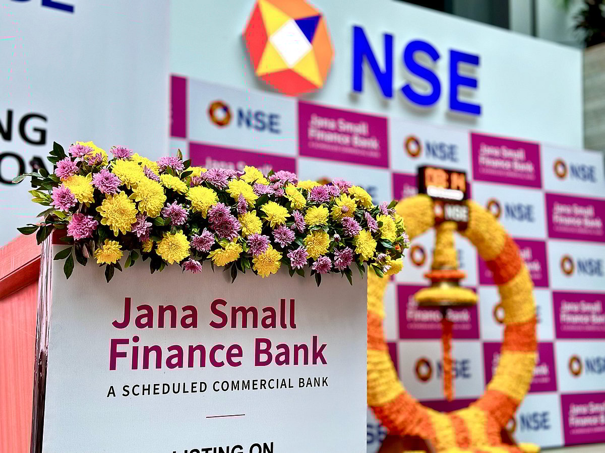 Jana Small Finance Bank Shares Close 11.23% Lower On Debut