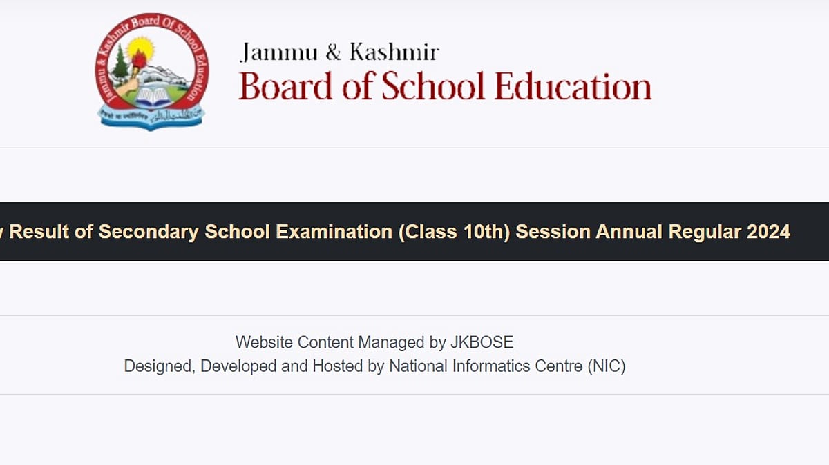 JKBOSE Class 10th Results 2024 Announced: How To Check Jammu & Kashmir Class X Board Results?