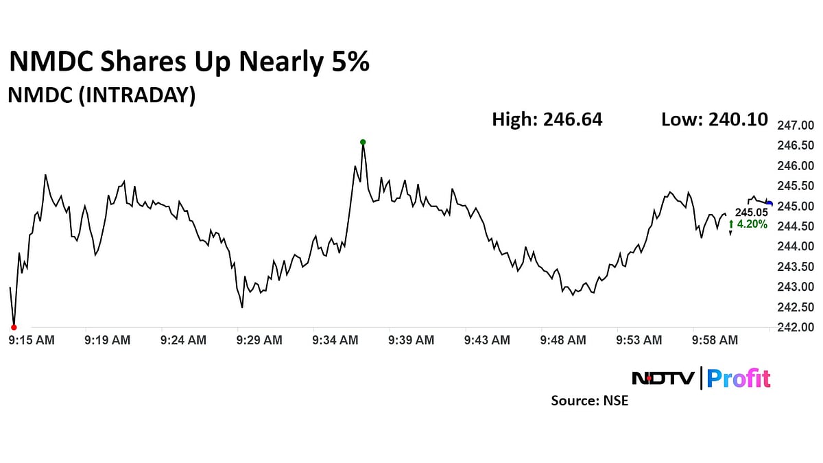 NMDC Share Price Jumps On China's New Measures To Support Property Sector