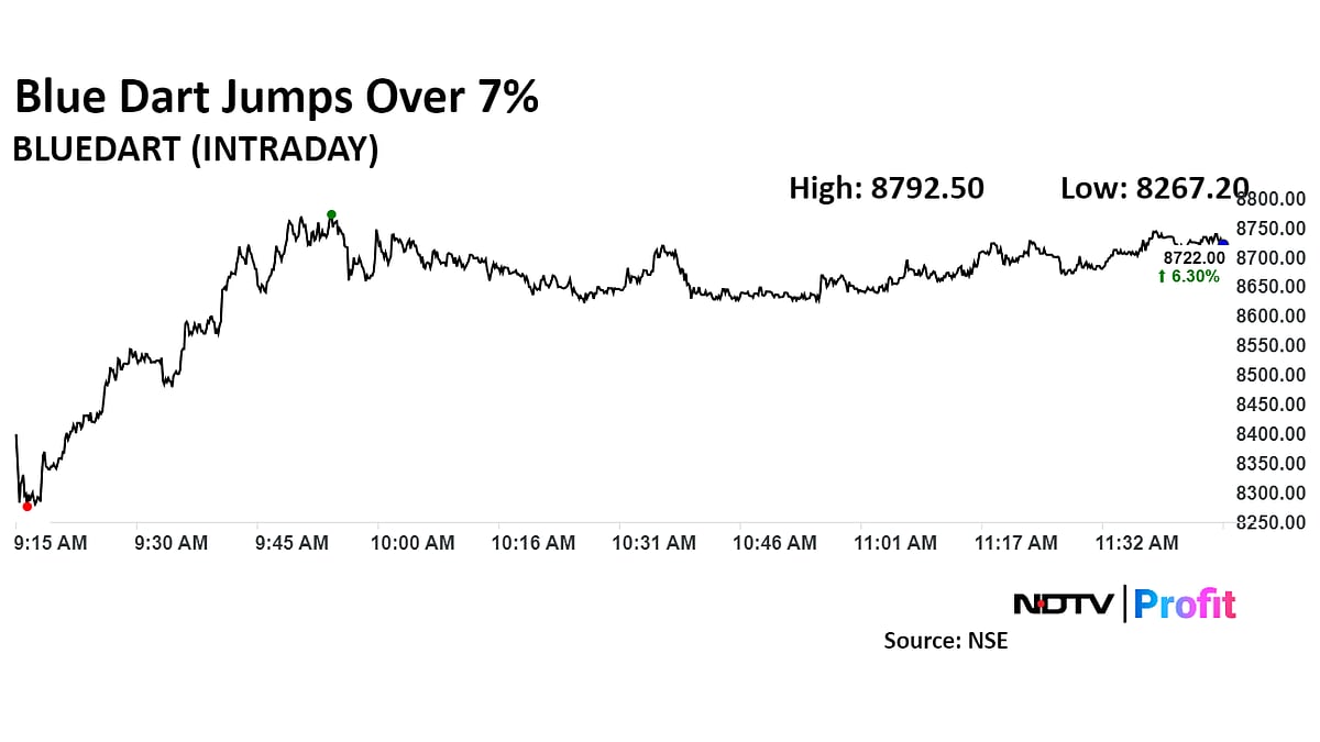 Blue Dart Express Share Price Jumps After Announcing Price Hike