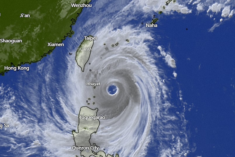 Taiwan Typhoon Kong-rey Live Tracker: Route, Landfall Date, Time And ...