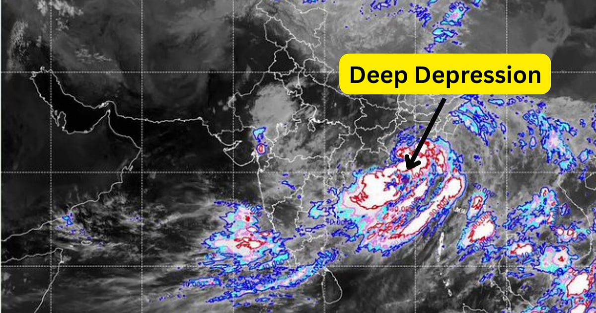 Deep Depression To Weaken Gradually Over Bay Of Bengal; Kolkata, Odisha ...