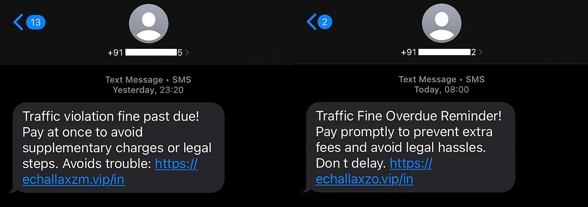 Massive Fake e-Challan SMS Scam Targets Indian Vehicle Owners, Steals ...