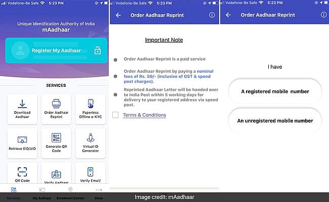 Aadhaar Reprint Paid Service: How To Order Aadhaar Reprint Online, Get ...
