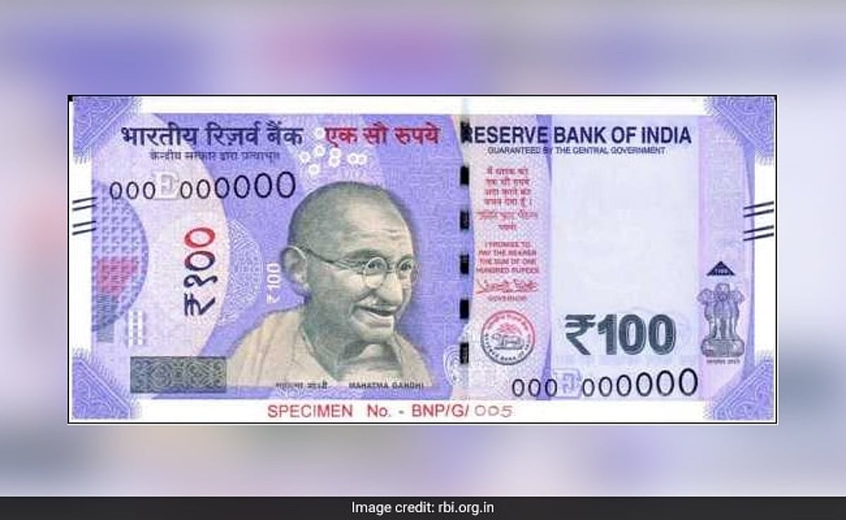 New 100 Rupee Note To Be Issued "Shortly", Says RBI