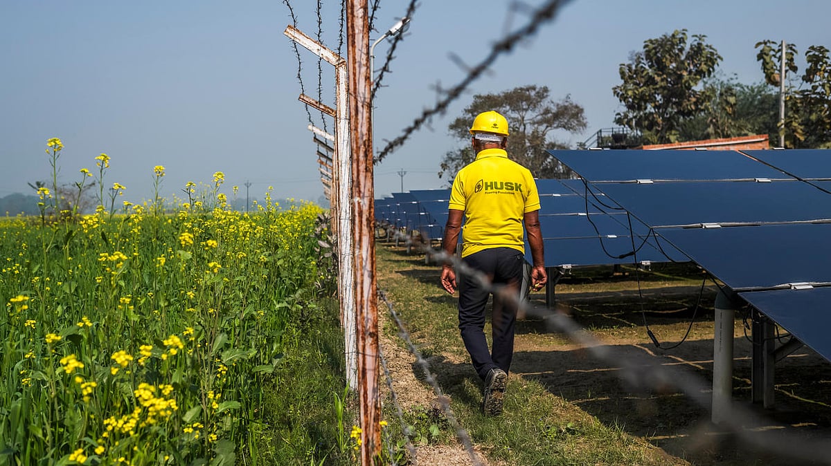 Husk Power uses rice husk to generate electricity in rural India