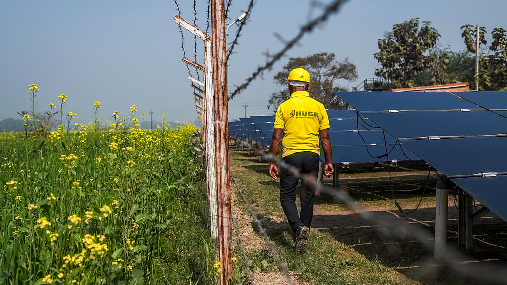 Husk Power uses rice husk to generate electricity in rural India