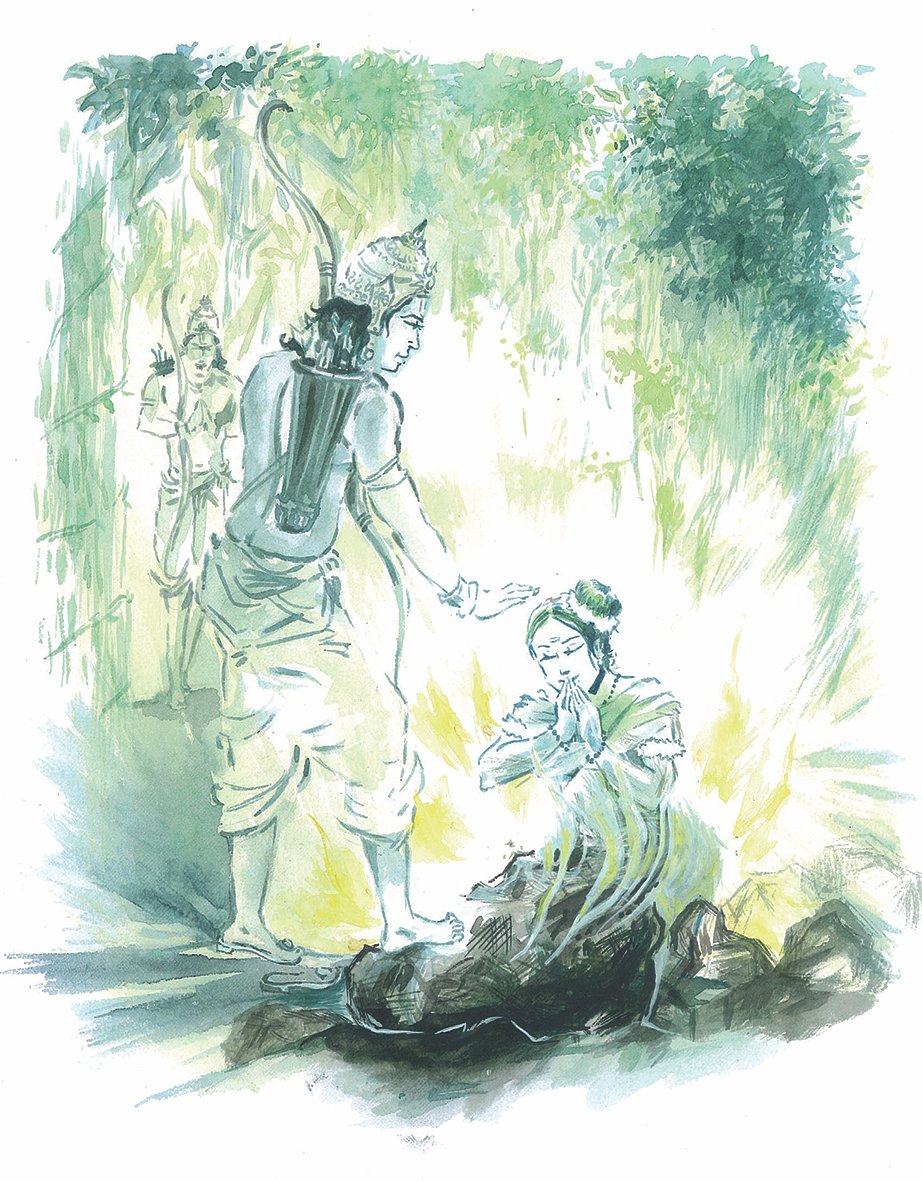 Rama, the Redemptor of Ahalya