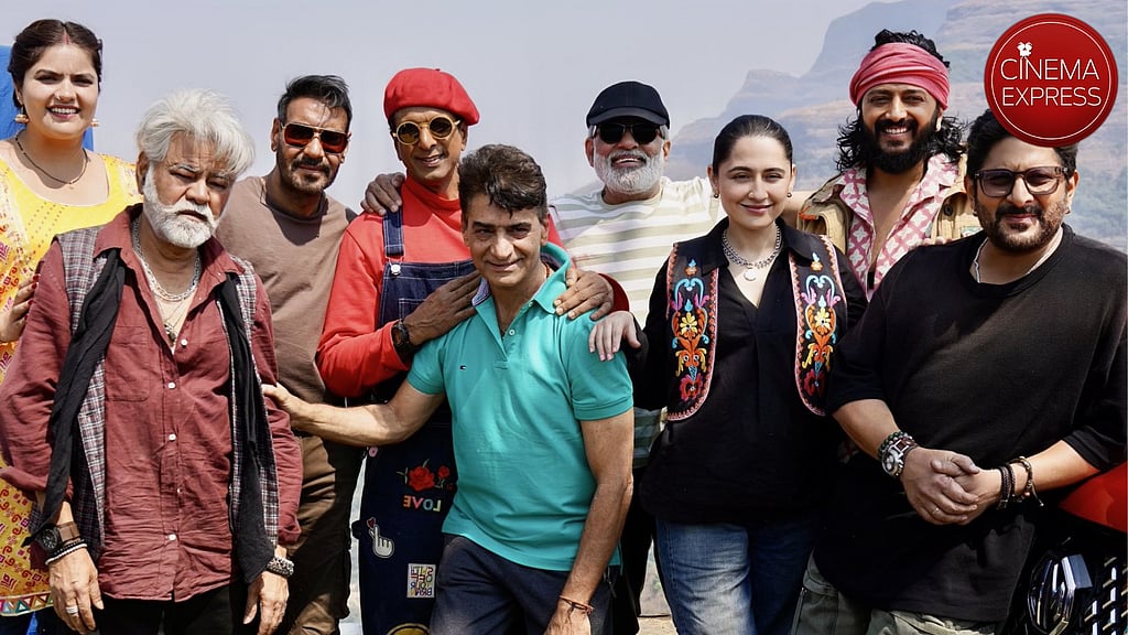 Ajay Devgn wraps the first schedule shoot of Dhamaal 4, shares photos ...