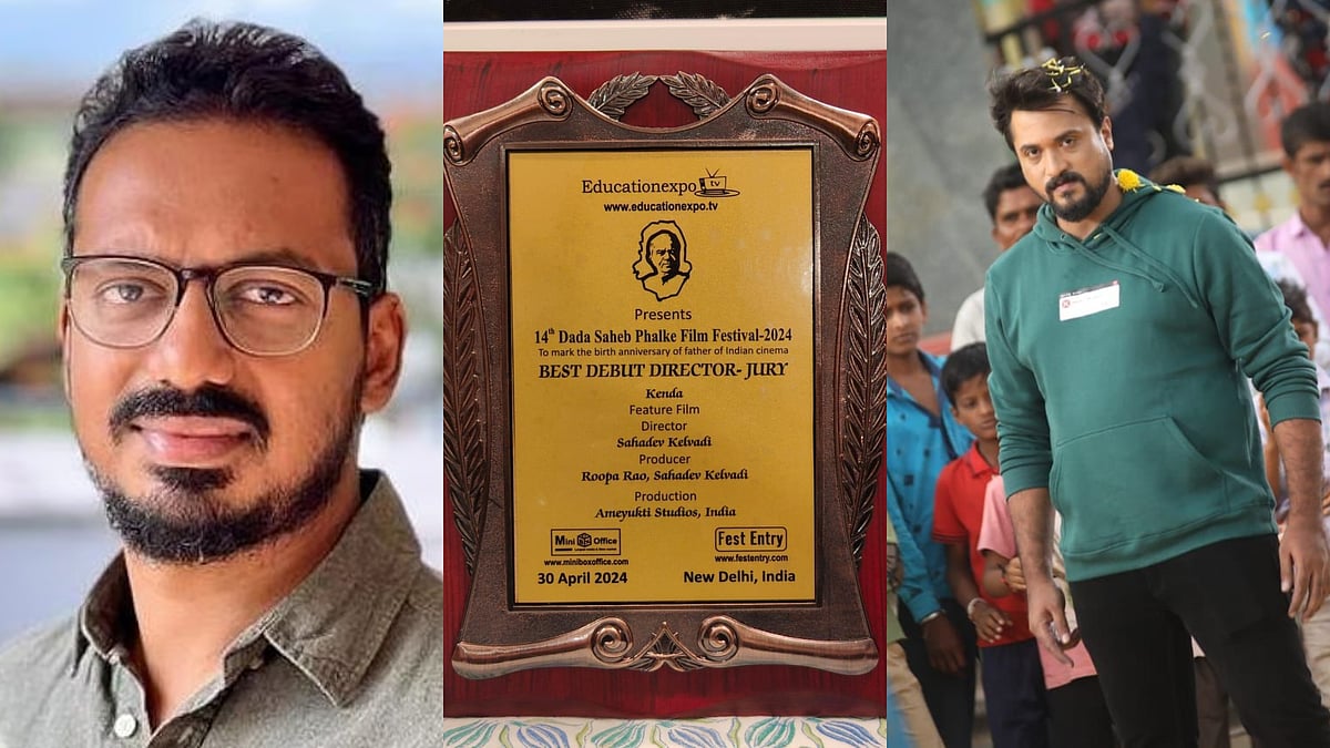 Sahadev Kelavadi wins best debut director Jury award for Kenda at Dada ...