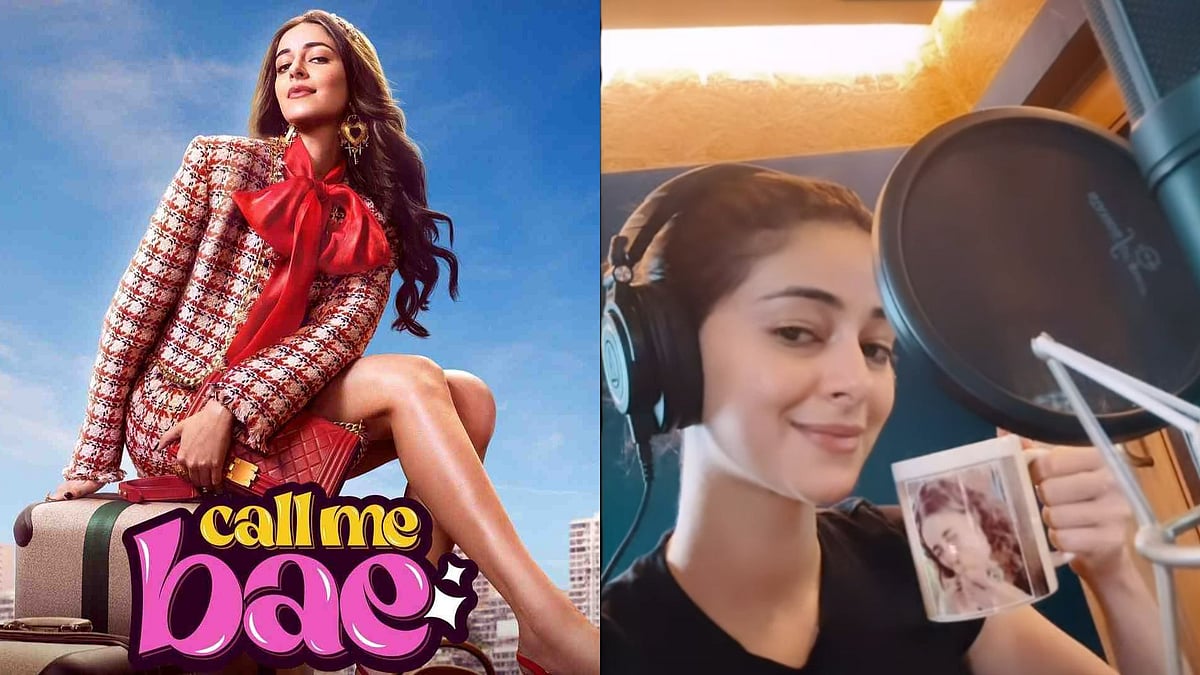 Ananya Panday gives a sneak peek from the dubbing of her upcoming ...