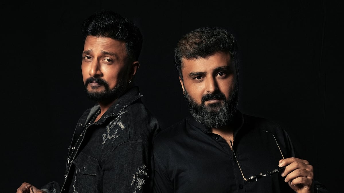 Men in Black: Sudeep and Anup Bhandari Tease New Project 'Billa Ranga ...