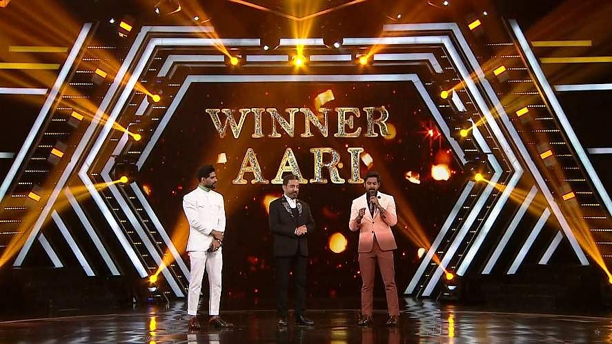 Aari Arjunan wins Bigg Boss Tamil season 4; Balaji Murugadoss comes second