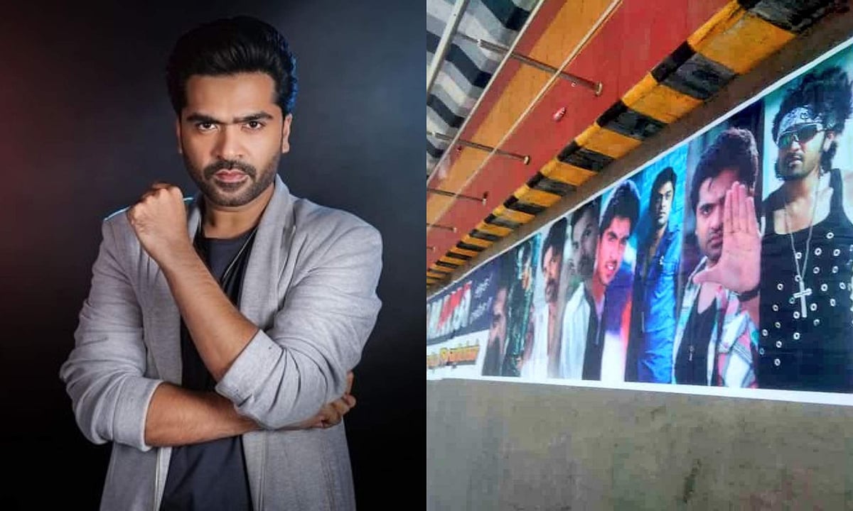 1000 feet banner for Simbu in Madurai