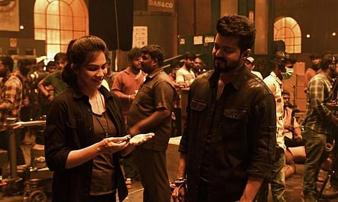 Madonna Sebastian shares BTS from the sets of Leo