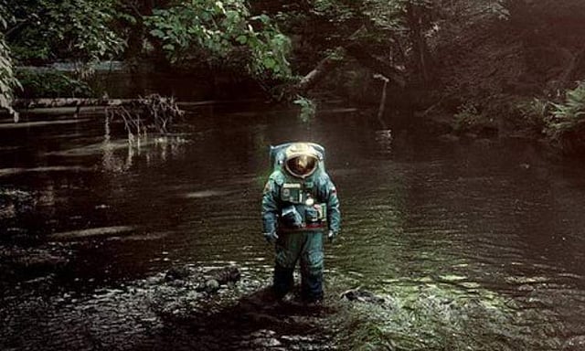 Here's the first poster of Adam Sandler's Spaceman