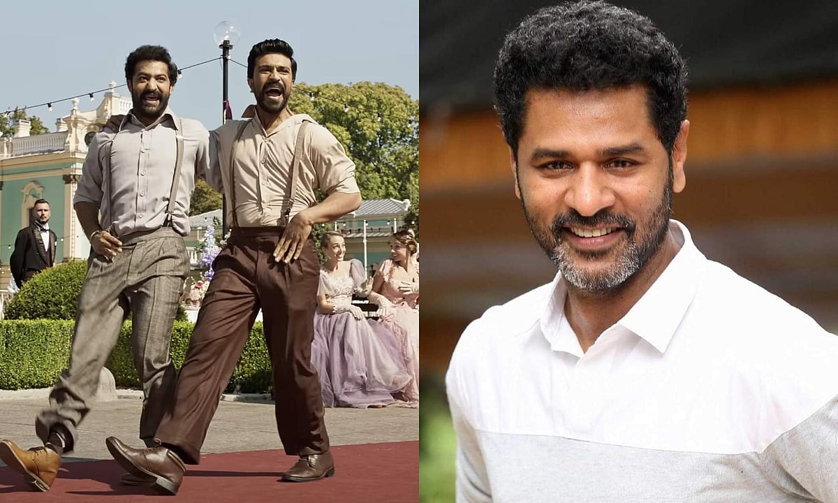 Prabhudheva recreates Naatu Naatu step