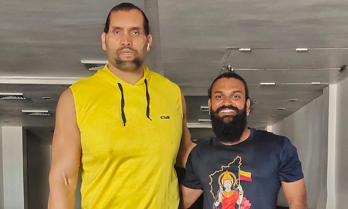 WWE Champion The Great Khali is making his South Indian film debut with ...