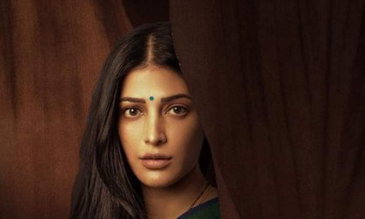 Team Dacoit release a new character poster for Shruti Haasan's birthday