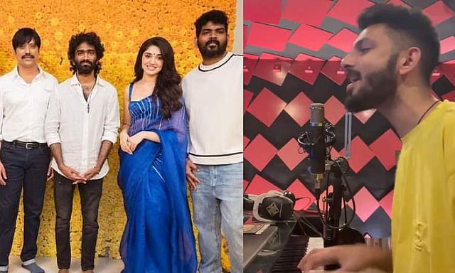 Anirudh Ravichander shares glimpse of 'Dheema' song from Vignesh Shivan ...