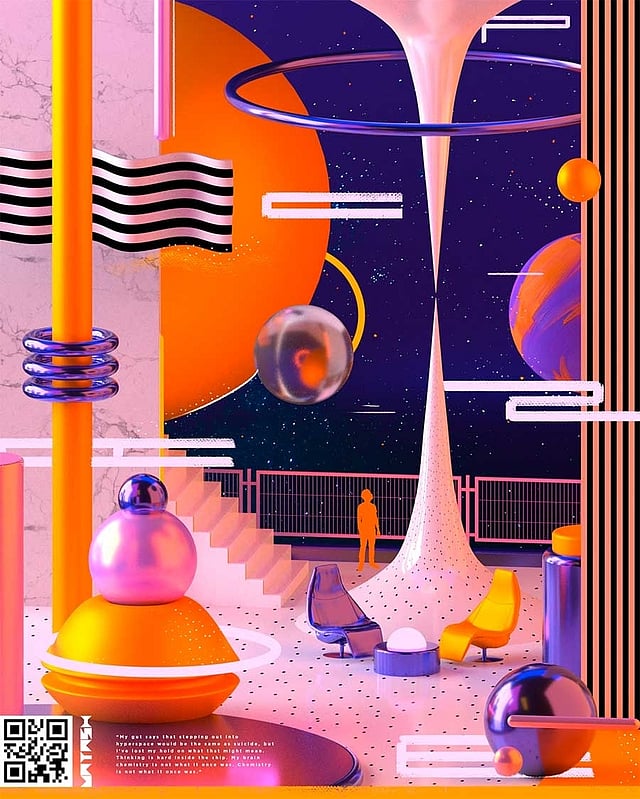 A Dose of 3D Illustrations Inspiration #24 - Creative Gaga