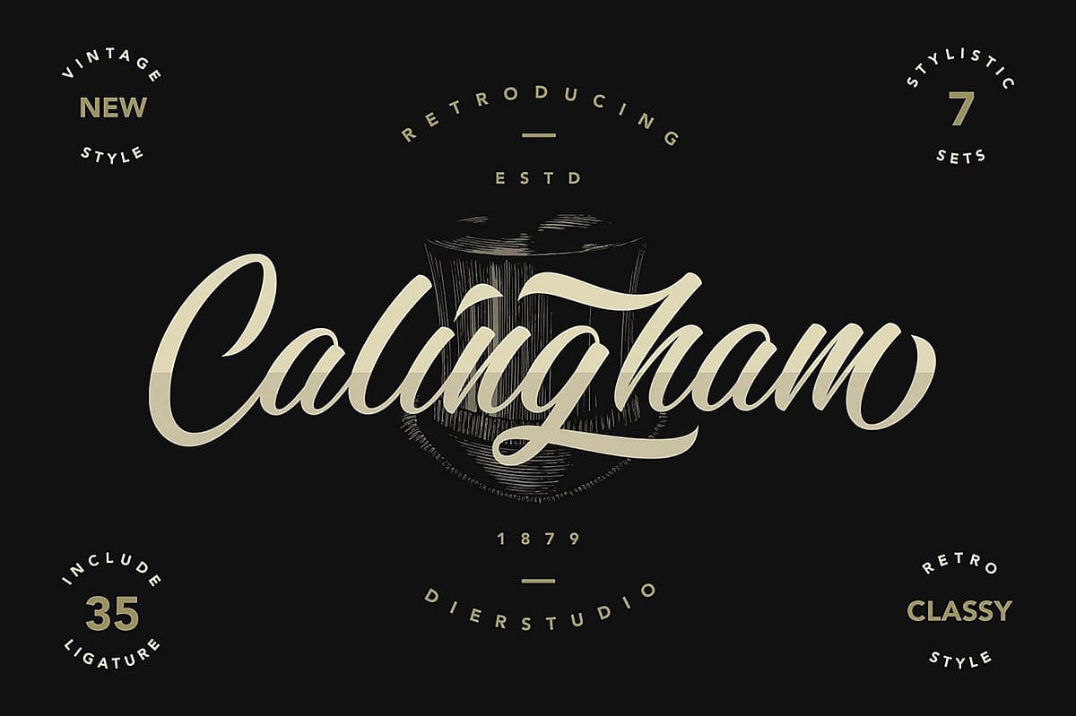70 Free Calligraphy Fonts Every Designer Should Use!