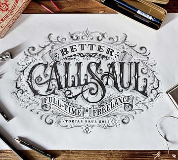 Lettering Artist Explains his Swirling World of Alphabets
