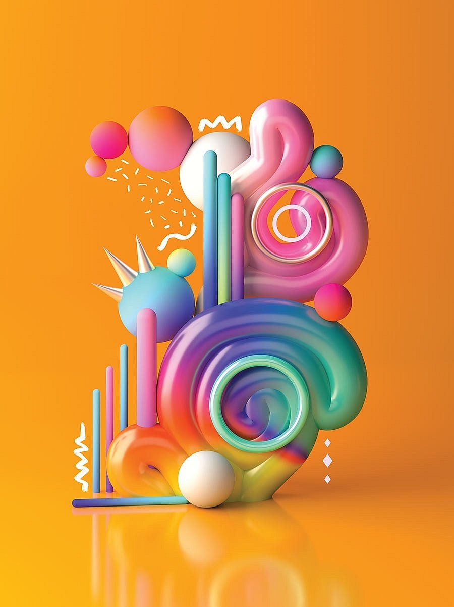 Mixing 3D and 2D to Make Vivid Graphics