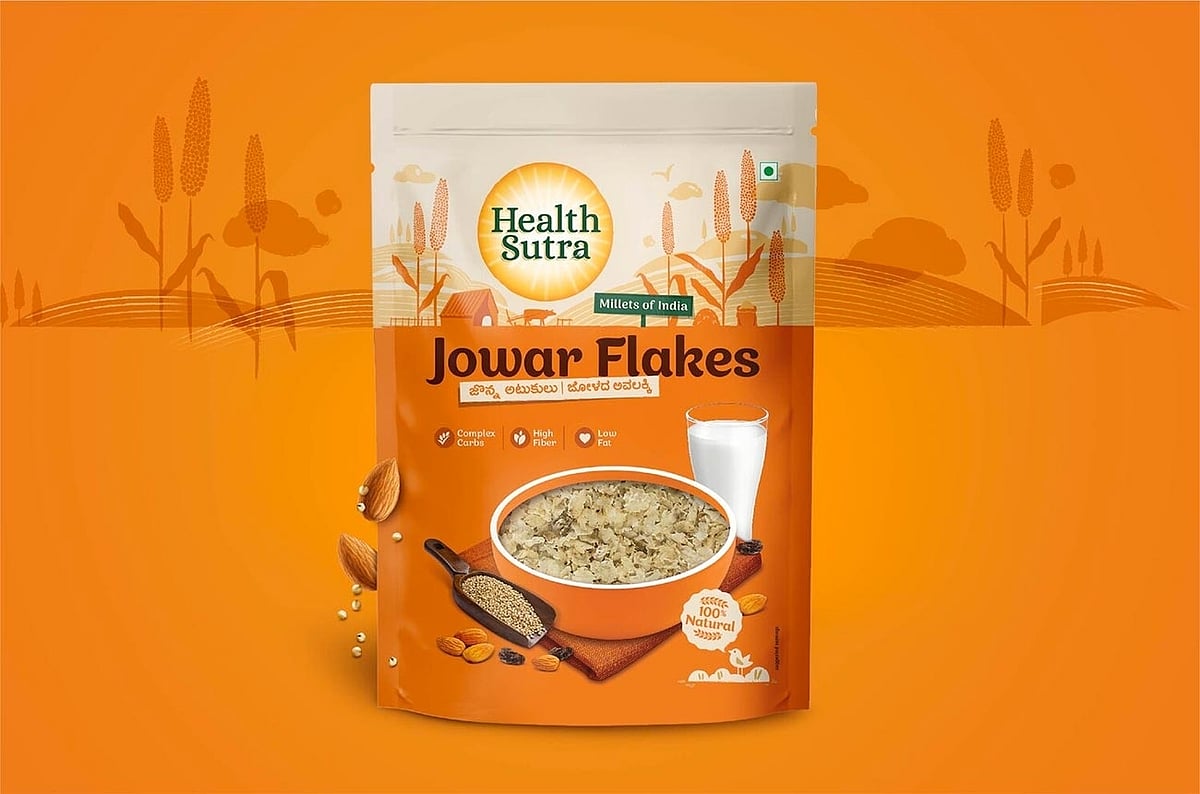 Healthy Indian Millets are Back! Health Sutra Brand Identity - Creative ...