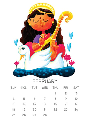 Giving Indian Gods a New Expression in the Calendar