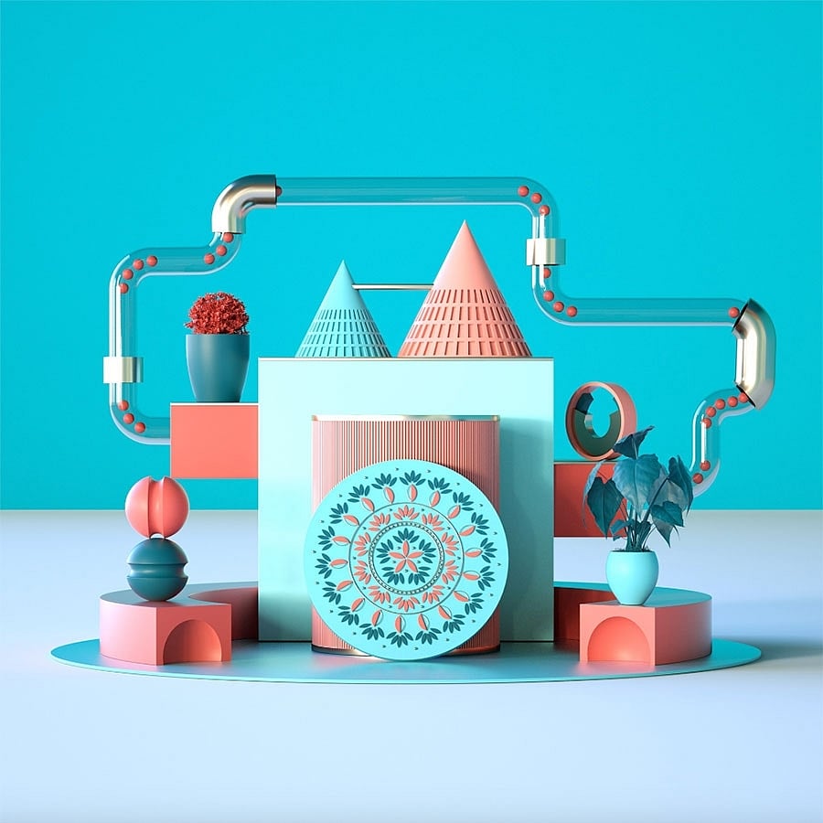 A Dose of 3D Illustrations Inspiration #24 - Creative Gaga