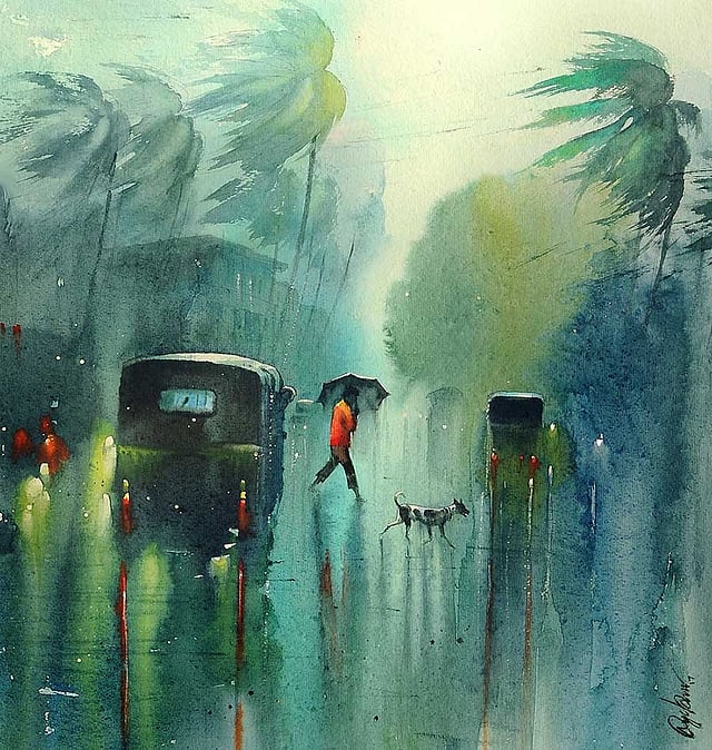 Extreme Weather Captured on Canvas by Nadeesh Prabou!
