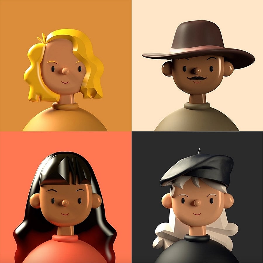 A Dose of 3D Illustrations Inspiration #24 - Creative Gaga