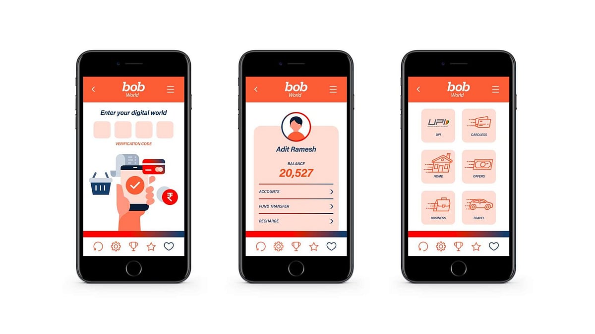Branding the BoB World, a new-age Digital Bank | Creative Gaga | Bank ...