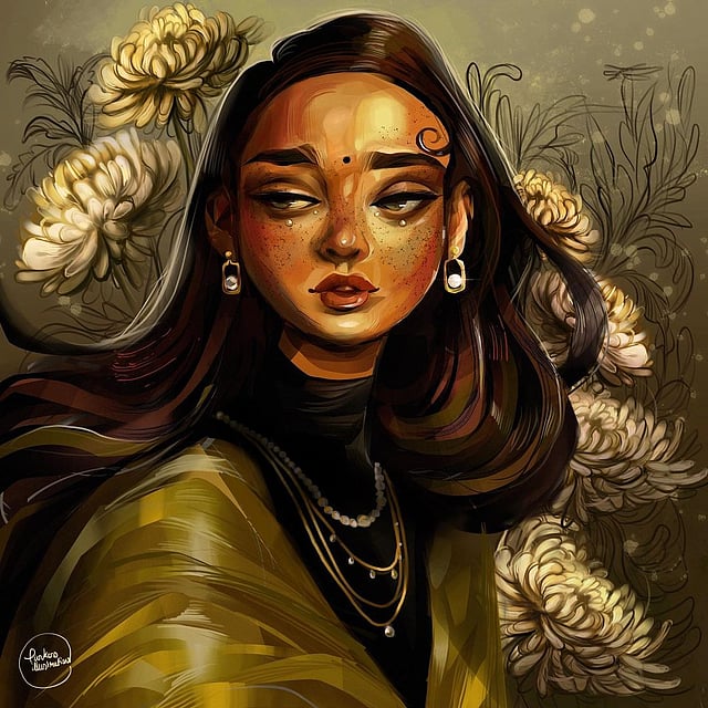 Girl on Fire - Fiercely Hued Imagination of an Illustrator!