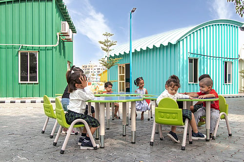 Whimsical Colours and Playful Learning: Exploring a Vibrant Preschool